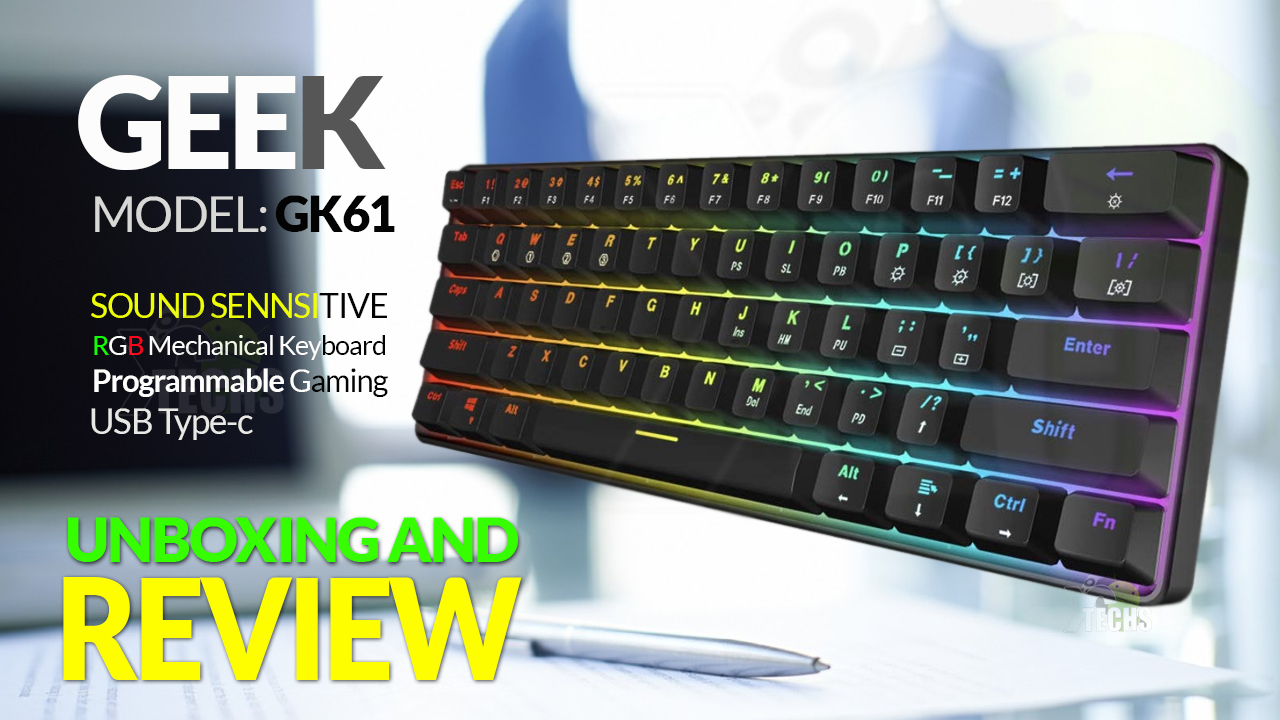 Geek GK61 Optical Mechanical Keyboard – Unboxing & Review – XC Techs ...